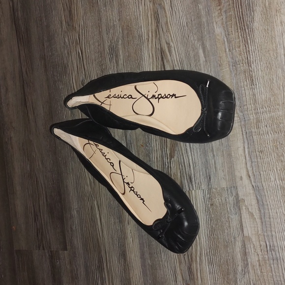 Jessica Simpson | Shoes | Jessica Simpson Black Ballet Flats Sz 8 Nwot ...